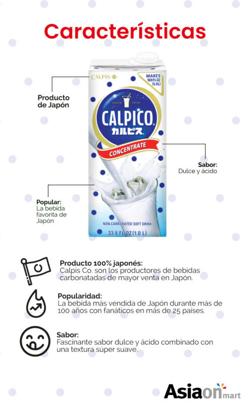 Calpico Calpis Concentrado 1L - Concentrado de lactosa - Asiaon Mart