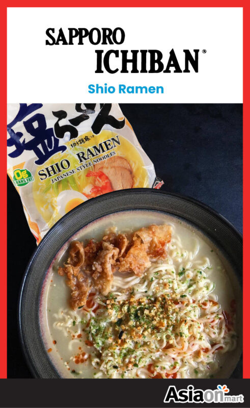 Sapporo Ichiban Shio Ramen 102gr - Sabores clásicos - Asiaon Mart