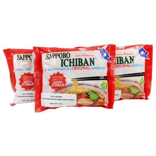 Sapporo Ichiban Original 100gr - Sabor tradicional - Asiaon Mart