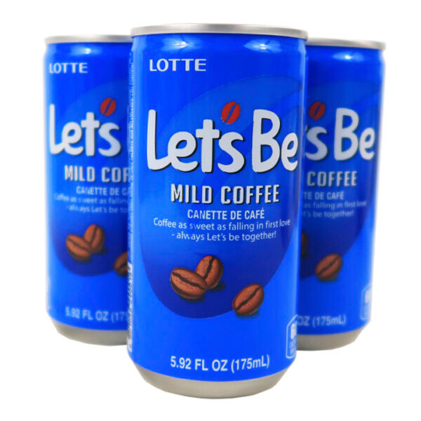 Lotte Lets Be Mild Coffe 175ml - No. 1 en Corea - Asiaon Mart