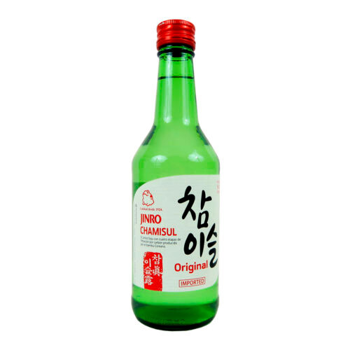 Jinro Soju Chamisul Original 360ml - Licor Coreano - Asiaon Mart