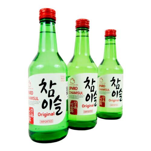 Jinro Soju Chamisul Original 360ml - Licor Coreano - Asiaon Mart