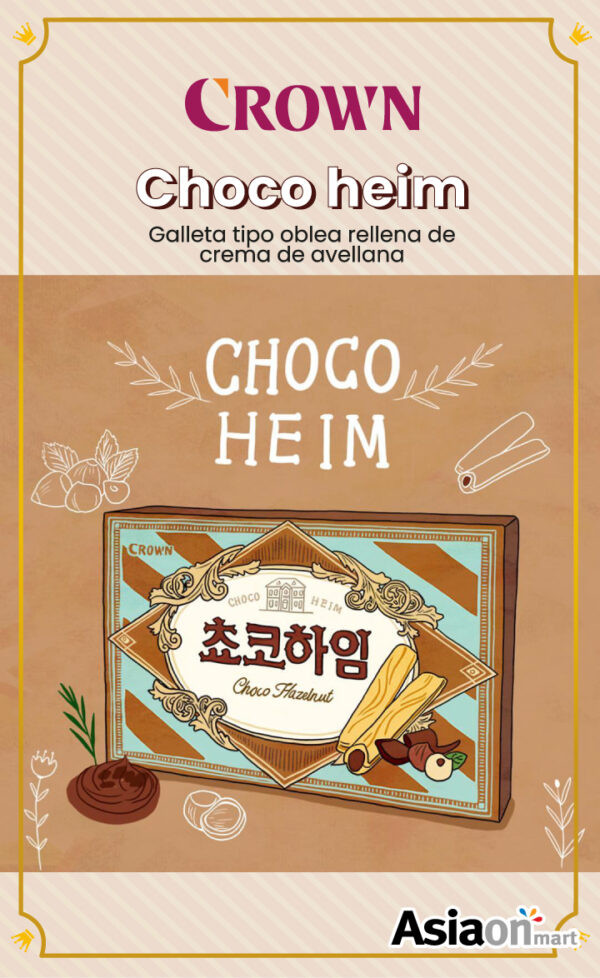 Crown Choco Heim 47gr - Un bocadillo delicioso - Asiaon Mart