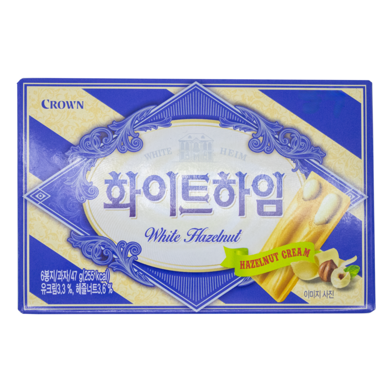 Crown White Heim 47gr - Sandwich relleno de crema - Asiaon Mart