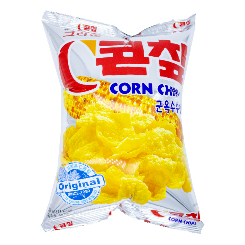 Crown Corn Chips 70gr - Hojuelas de maíz dulce - Asiaon Mart