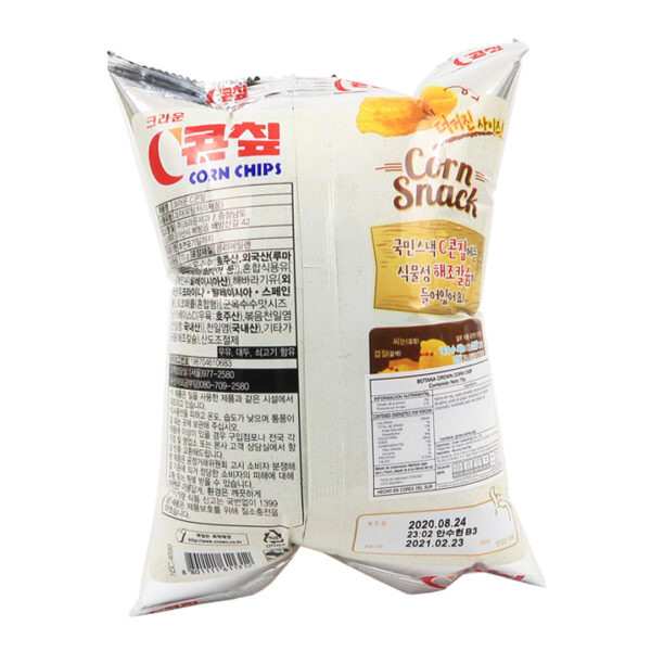 Crown Corn Chips 70gr - Hojuelas de maíz dulce - Asiaon Mart