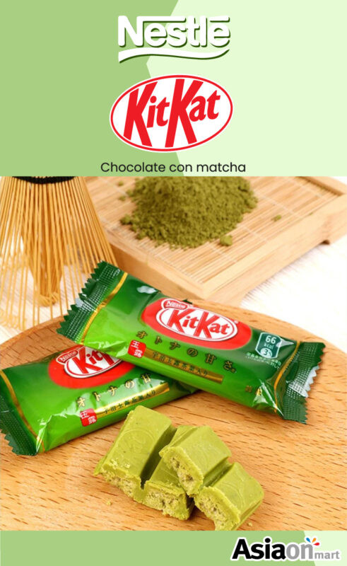 Kit Kat Matcha Suave 135gr - Chocolate con Matcha - Asiaon Mart