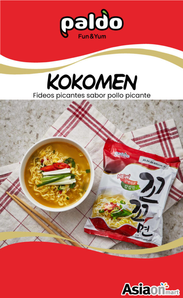 Kokomen Paldo 120gr - Fideos masticables - Asiaon Mart
