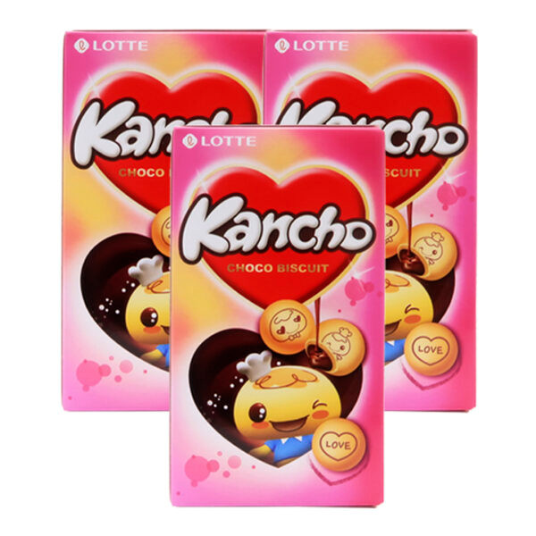 Lotte Kancho Chocolate 42gr - Galletas rellenas - Asiaon Mart