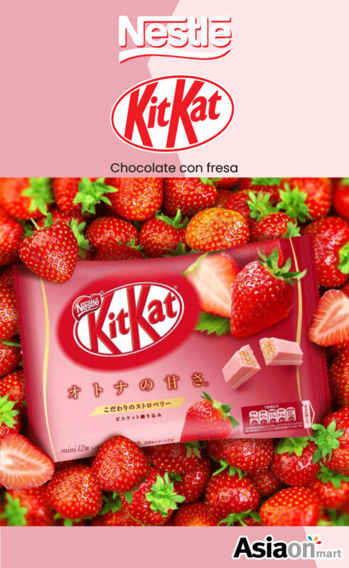 Kit Kat Fresa 126gr - Popular en Japón - Asiaon Mart