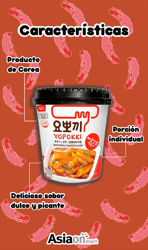 Yopokki Original Topokki Sweet & Spicy 120gr - Asiaon Mart