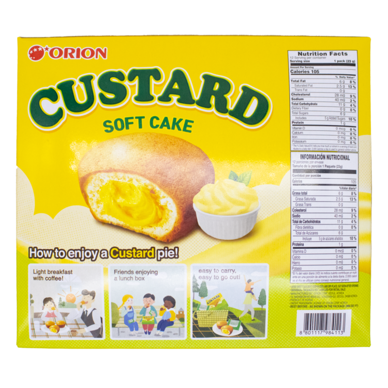 Orion Custard Soft Cake 276 gr - Asiaon Mart
